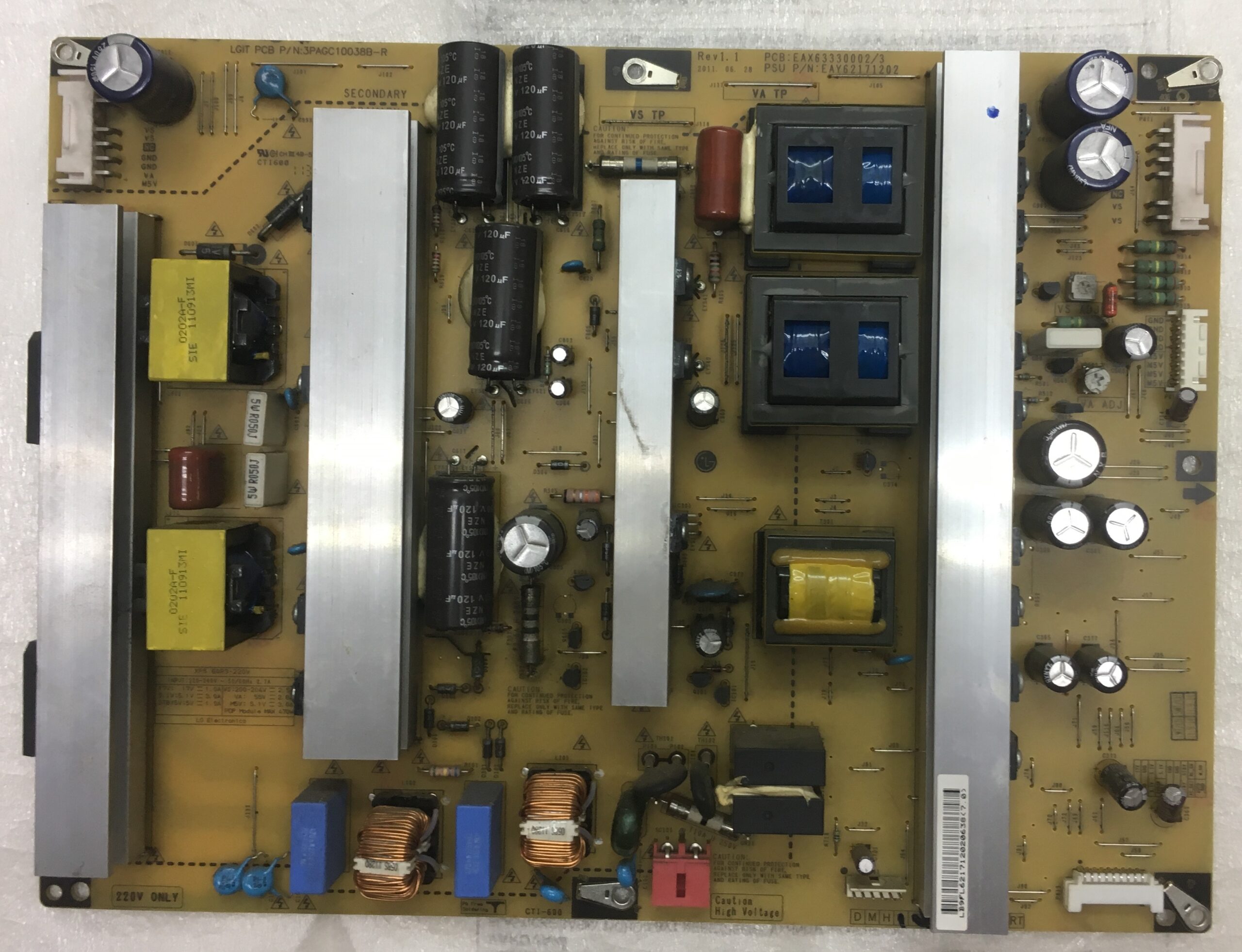 EAX63330002/3 EAY62171202 60PV250-ZA LG – Tv Uydu Servisi – Elektronik ...